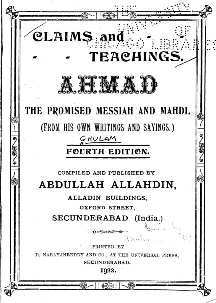 Life of the Promised Messiah